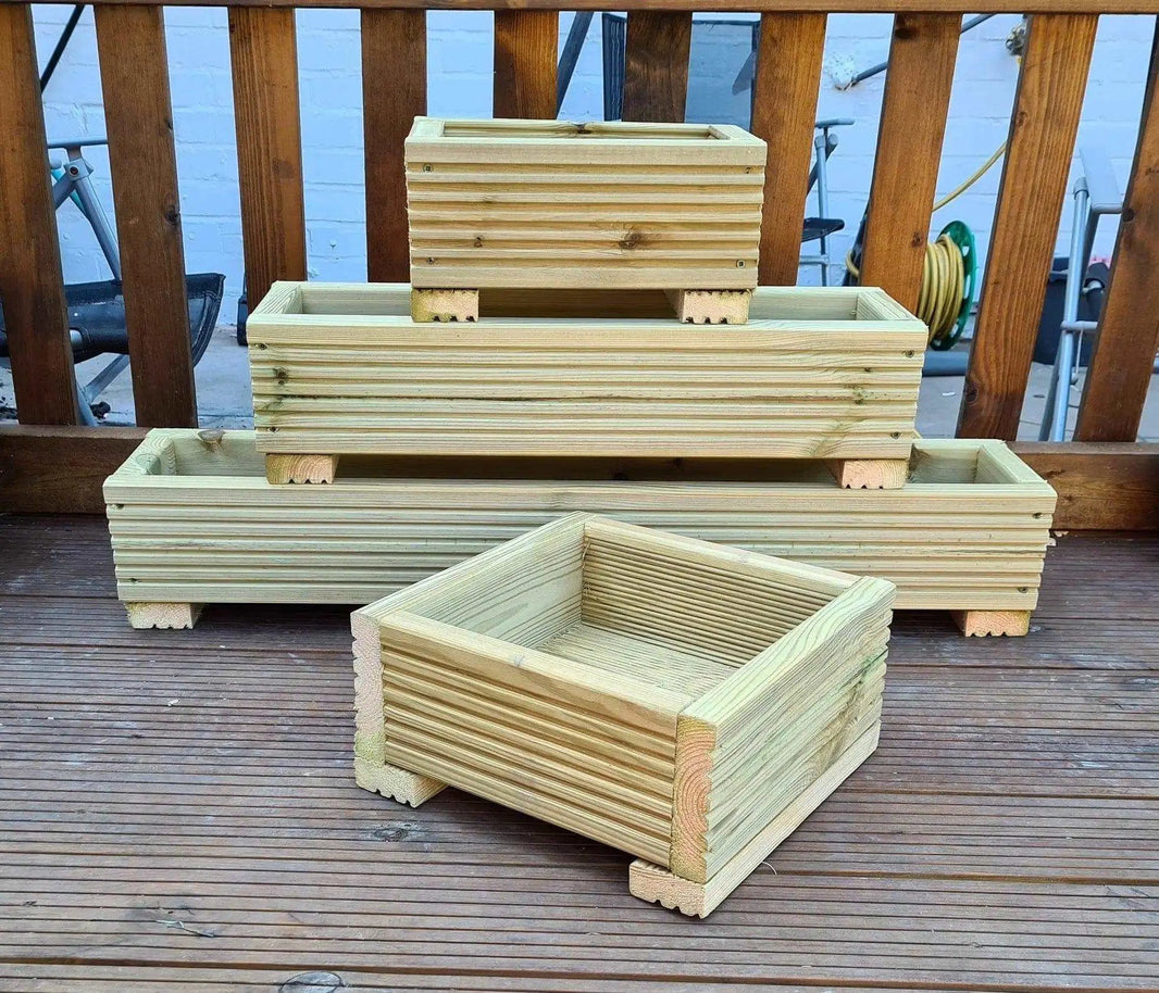 Handmade wooden garden planters – Summer Wooden Planters